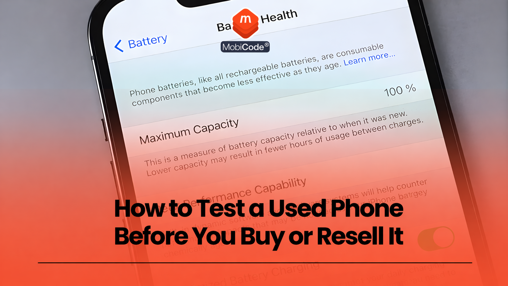 How to Test a Used Phone Before You Buy or Resell It | MobiCode